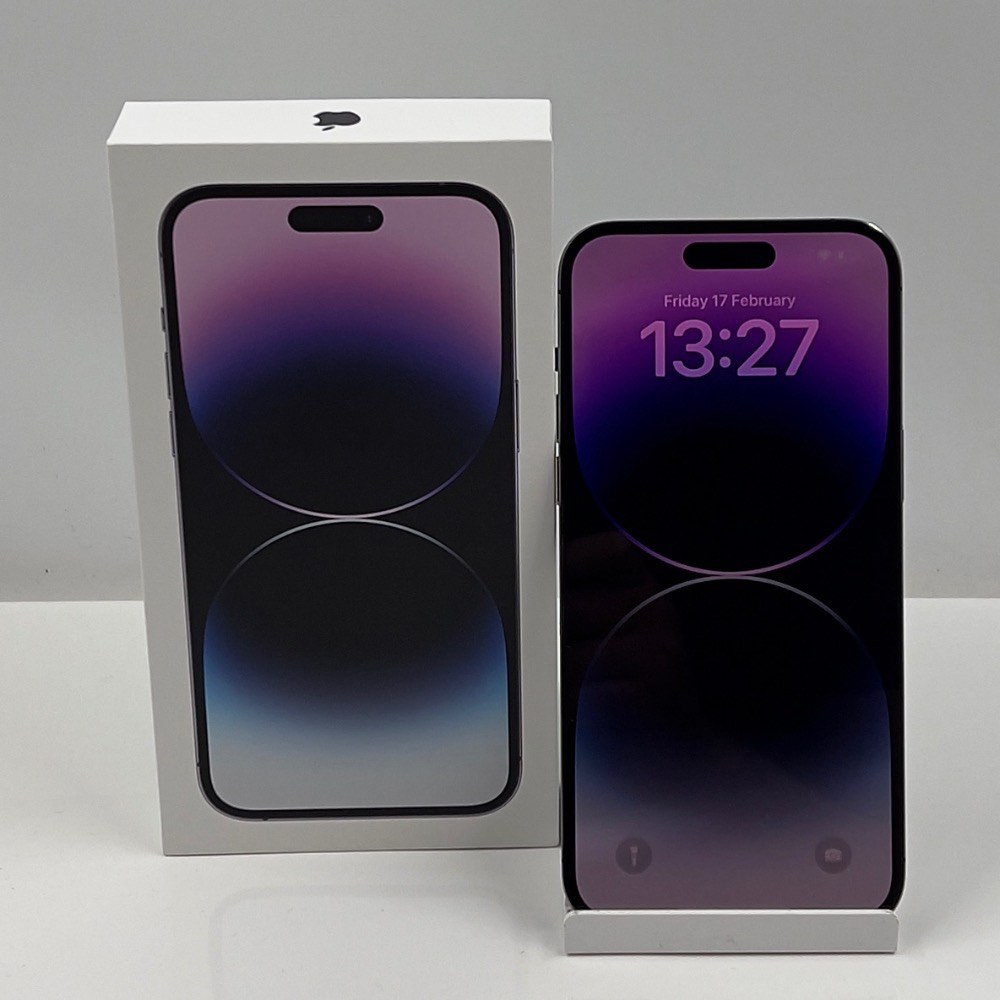 Pre-owned APPLE IPHONE 14 PRO MAX DEEP PURPLE 128GB - UNLOCKED BOXED ...